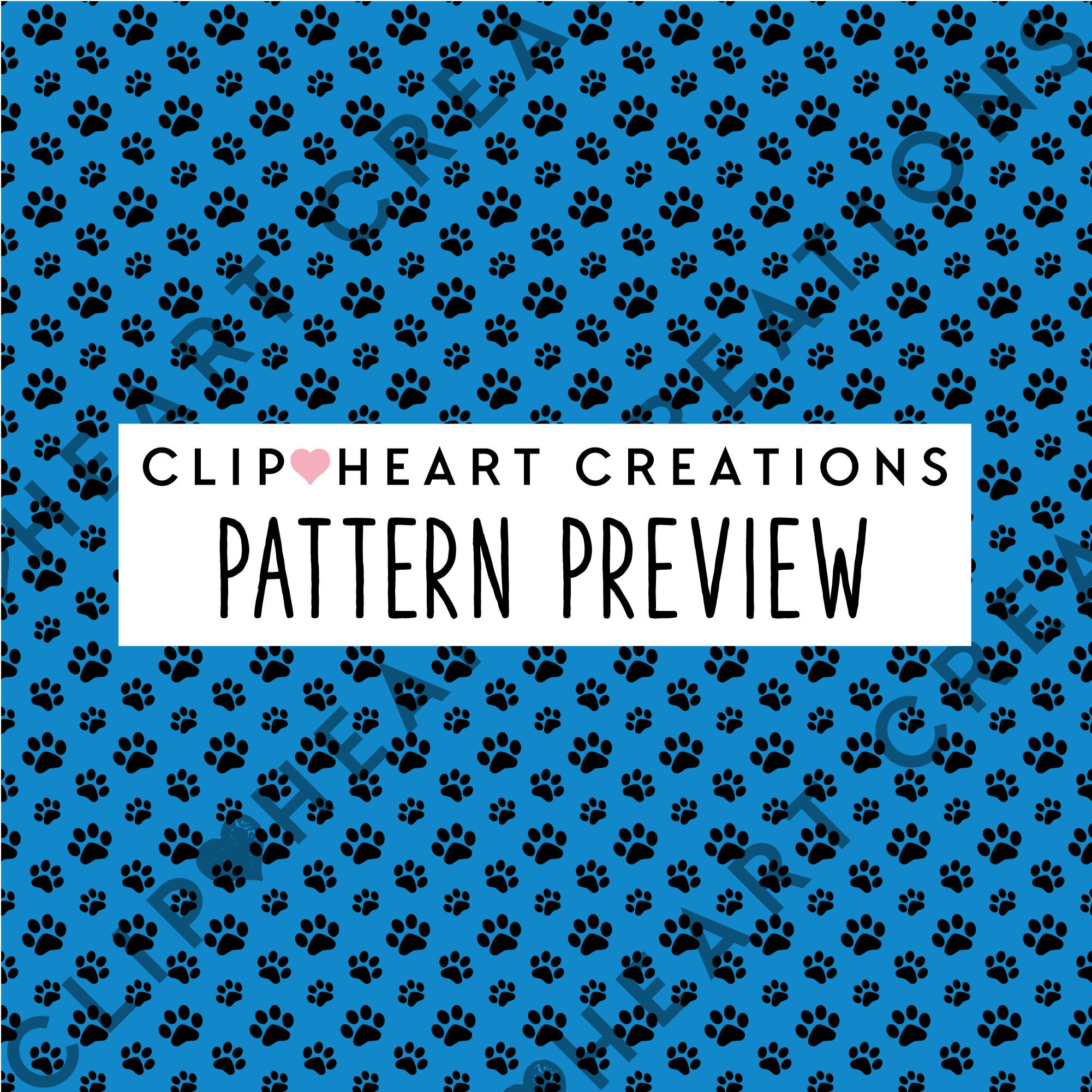 100 Paw Prints Pattern Digital Paper Commercial Use Seamless - Etsy