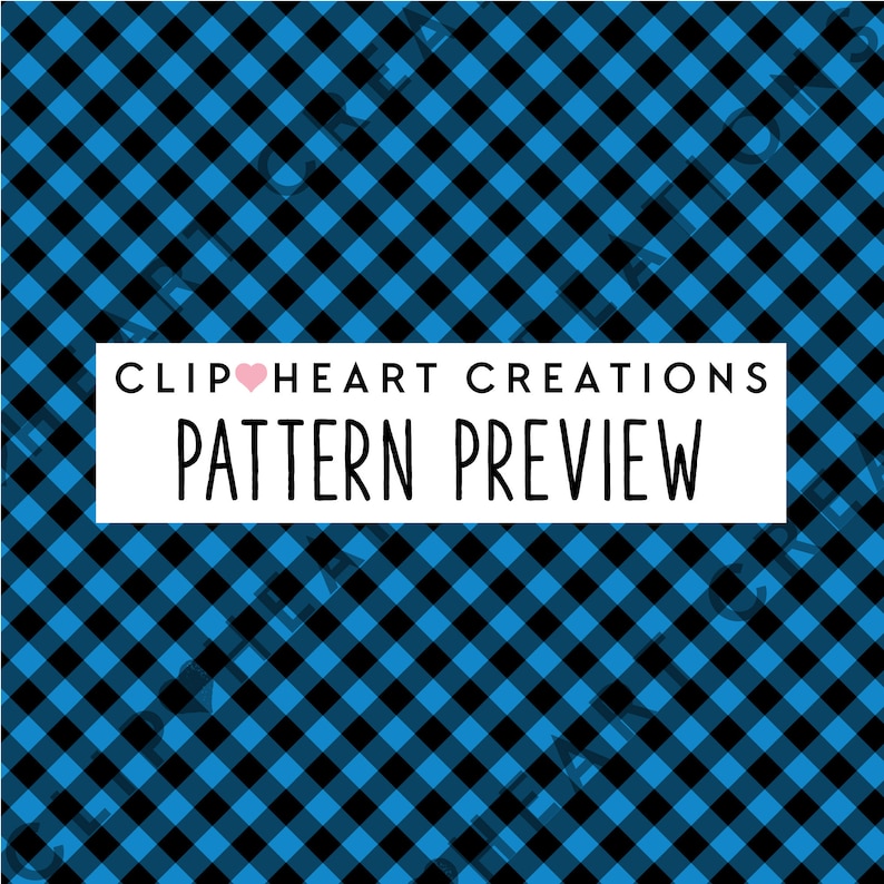 100 Gingham Pattern Digital Paper, Commercial Use Seamless Black ...