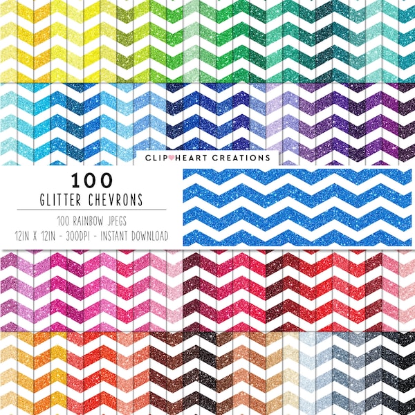 Glitter Chevron - Etsy