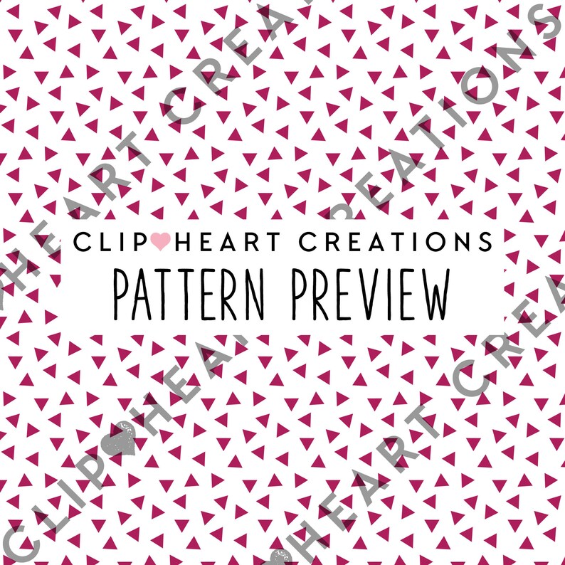 100 Triangle Confetti Digital Papers Commercial Use Instant | Etsy