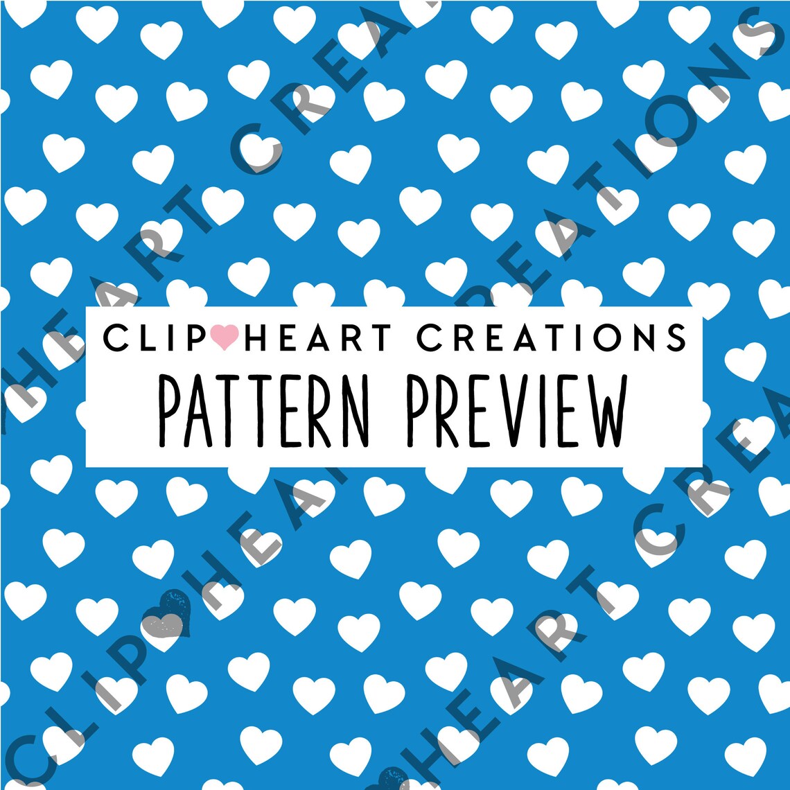 100 Heart Confetti Digital Paper Pack Commercial Use Instant - Etsy