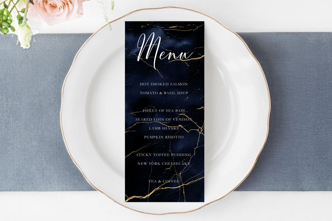 Navy & Gold Watercolor and Foil Digital Papers Commercial Use - Etsy