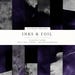 Purple & Silver Watercolor and Foil Digital Papers, Commercial Use ...
