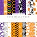 20 Halloween Themed Digital Papers, Seamless Commercial Use Instant ...