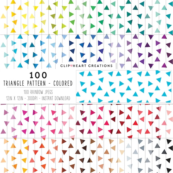 Triangle Confetti - Etsy