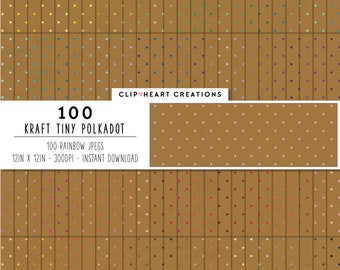 100 Kraft Star Pattern Digital Paper Commercial Use Instant | Etsy