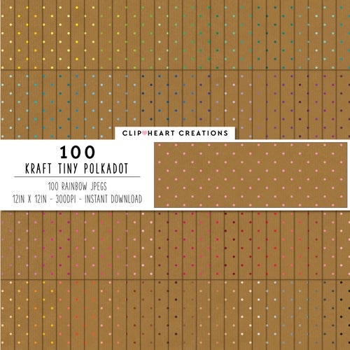 100 Kraft Texture Digital Paper Commercial Use Instant - Etsy