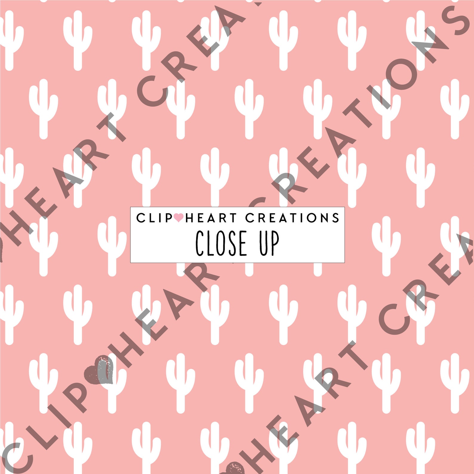 100 Cactus Pattern Digital Papers, Commercial Use Instant Download ...