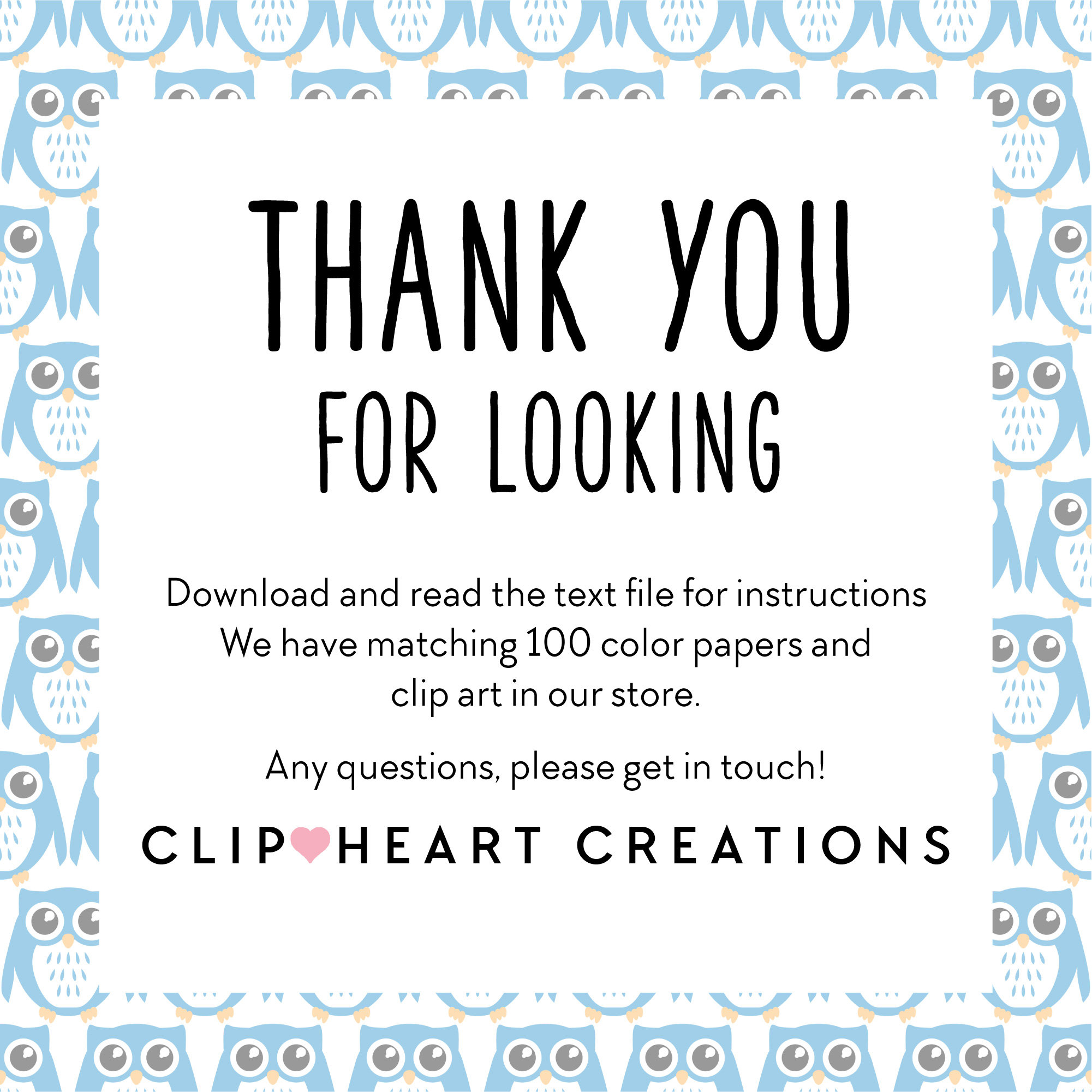 100 Owls Digital Paper, Commercial Use Seamless Owl Pattern Digital ...