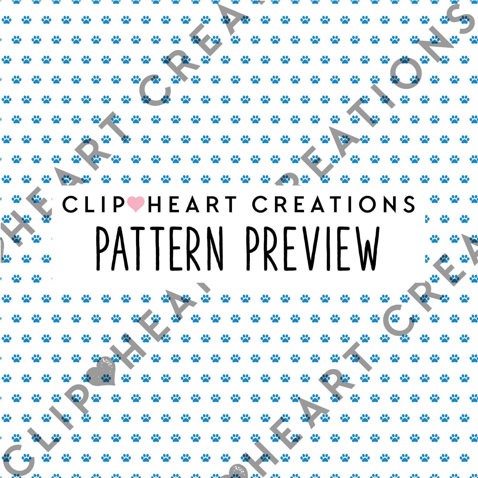 100 Paw Prints Digital Paper Pack, Commercial Use Seamless Colored Pet ...