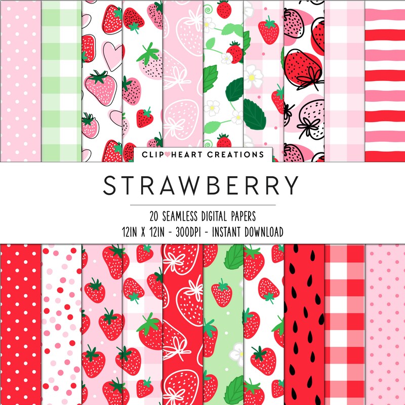 Strawberry - Etsy