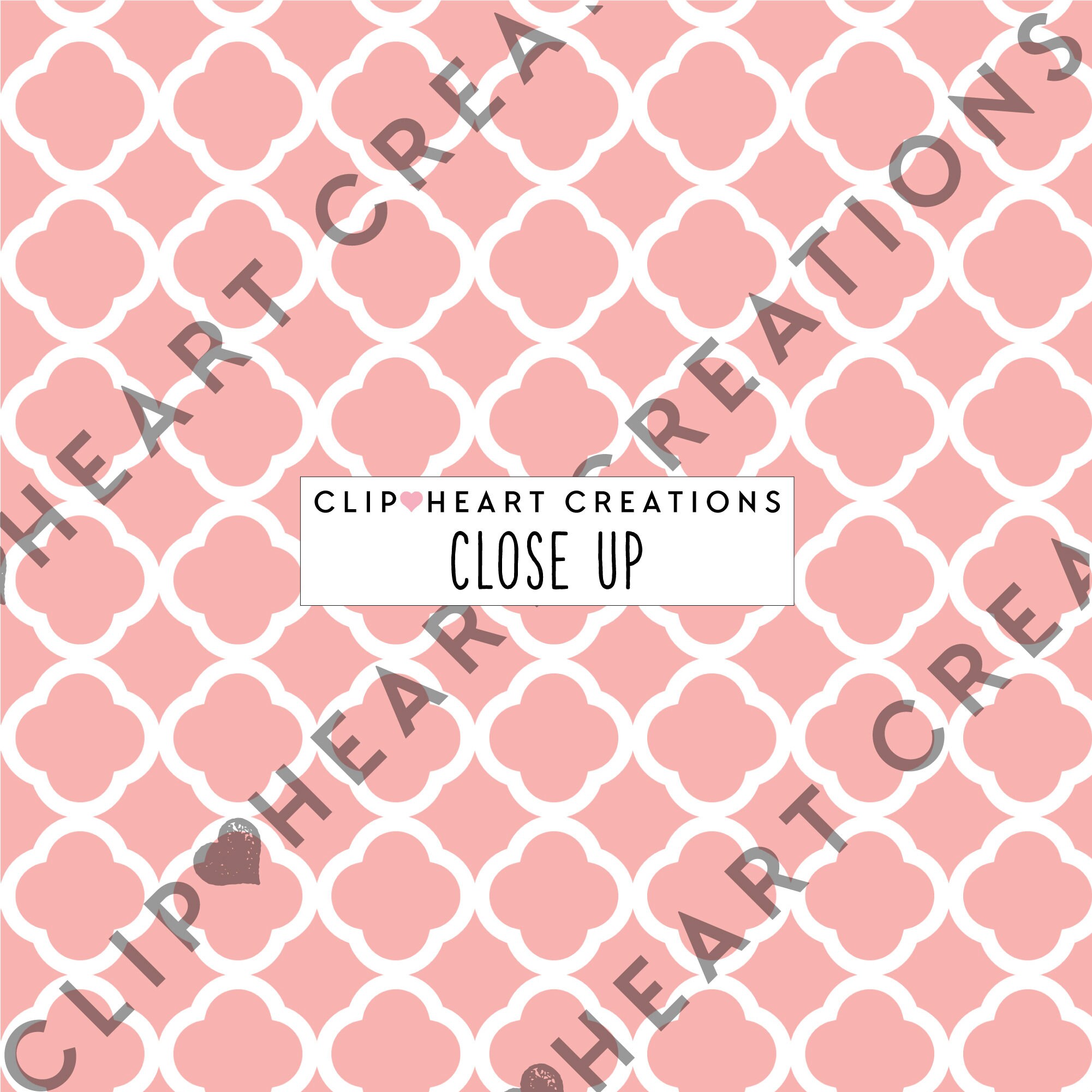 100 Quatrefoil Pattern Digital Paper Pack Commercial Use | Etsy