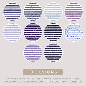 Purple Confetti Sparkle Digital Papers, Commercial Use Instant Download ...