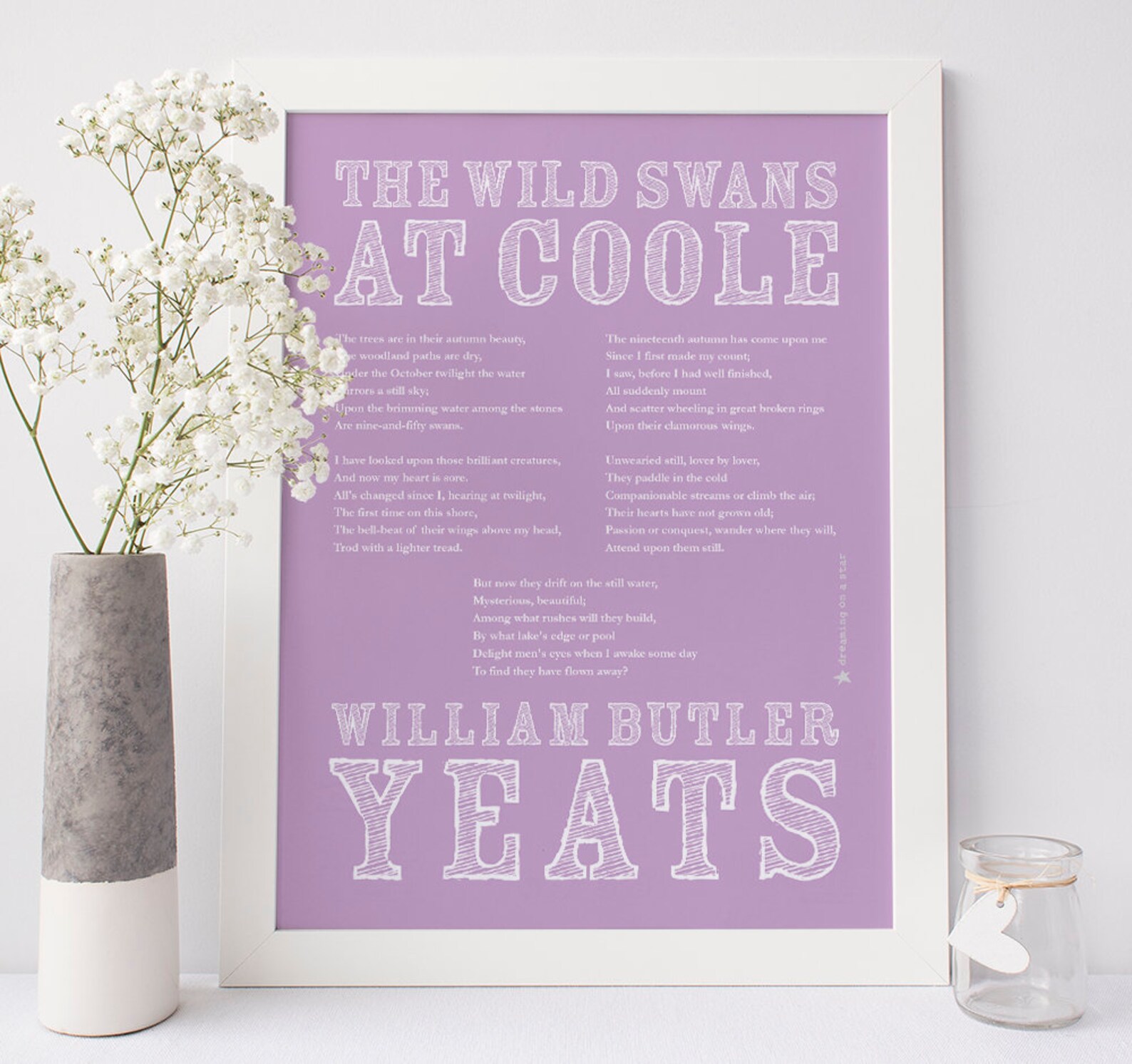 The Wild Swans at Coole by William Butler Yeats Irish Poetry - Etsy