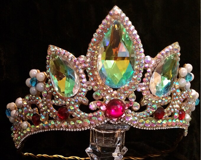Princess Rapunzel Tiara Crown Inspired by Tangled (DELUXE Version) - Etsy