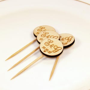 Wedding Toothpicks, Cupcake Toppers, Cupcake Toppers Wedding, Topper ...