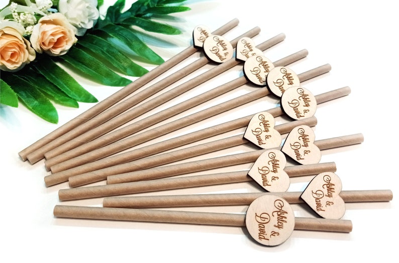 Custom Drinking Straw, Personalized Drinking Straw, Wedding Straws ...