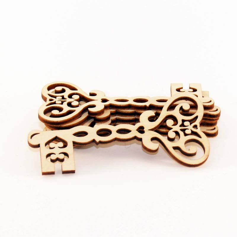 Wooden Skeleton Key - Etsy