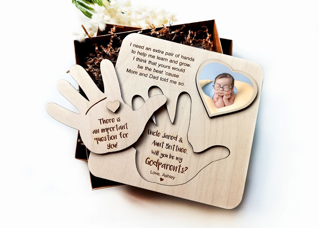 Godparents Godmother Godfather Invitation, Godparents Proposal, Will ...