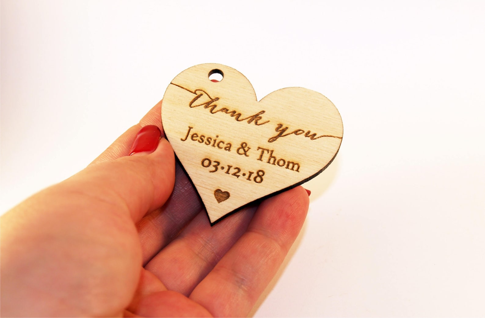 Thank You Tags Wood Favor Tags Wedding Favors Rustic Tags - Etsy