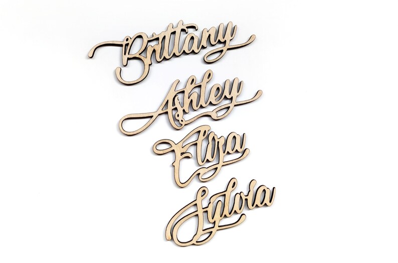 Table Name Signs, Plate Name, Wood Table Name, Wedding Table Place ...