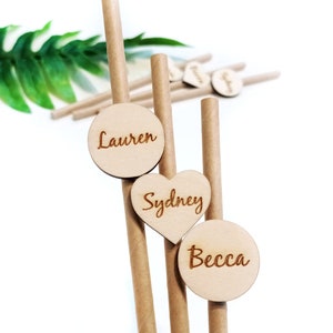 Custom Name Straw, Personalized Straw, Custom Drinking Paper Straw ...