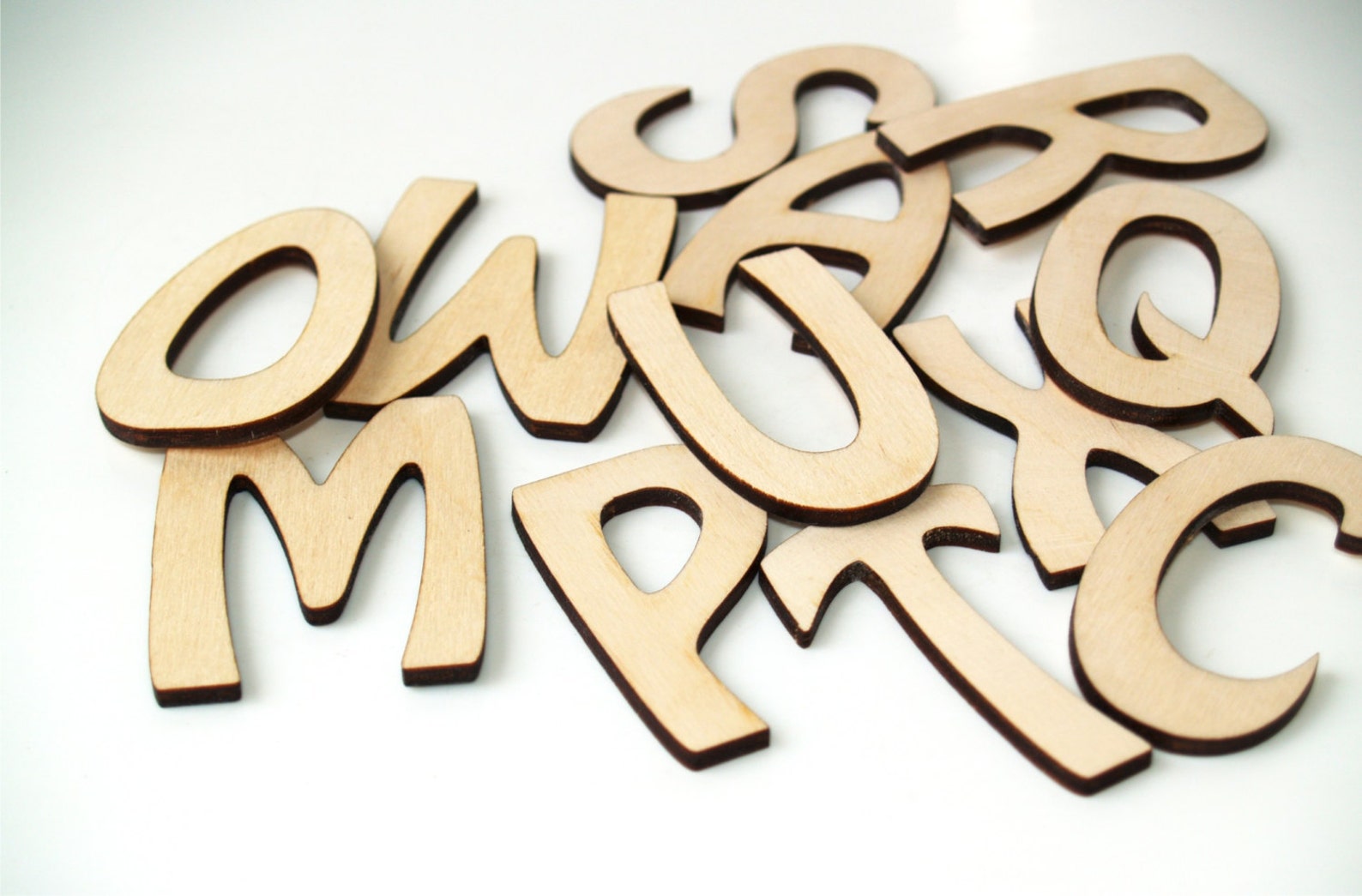 Wood Letters Alphabet Letters Educational Toy Wooden | Etsy