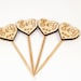 Wedding Toothpicks, Cupcake Toppers, Cupcake Toppers Wedding, Topper ...