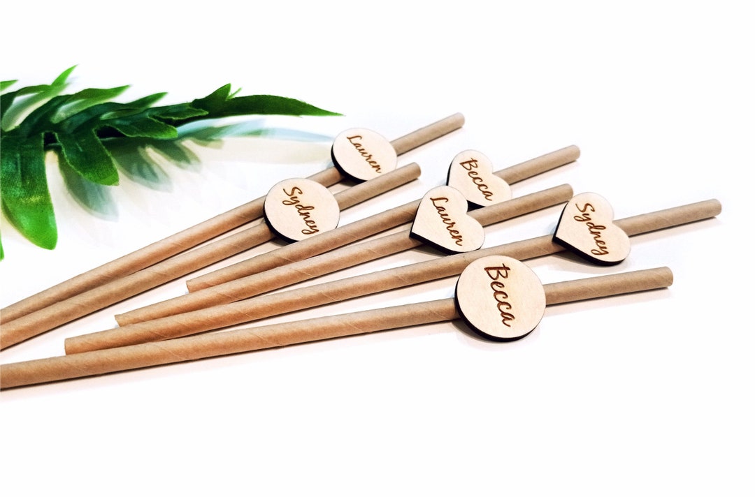 Custom Name Straw, Personalized Straw, Custom Drinking Paper Straw ...