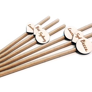 Custom Name Straw, Personalized Straw, Custom Drinking Paper Straw ...