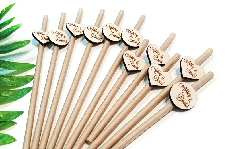 Custom Drinking Straw Personalized Drinking Straw Wedding - Etsy