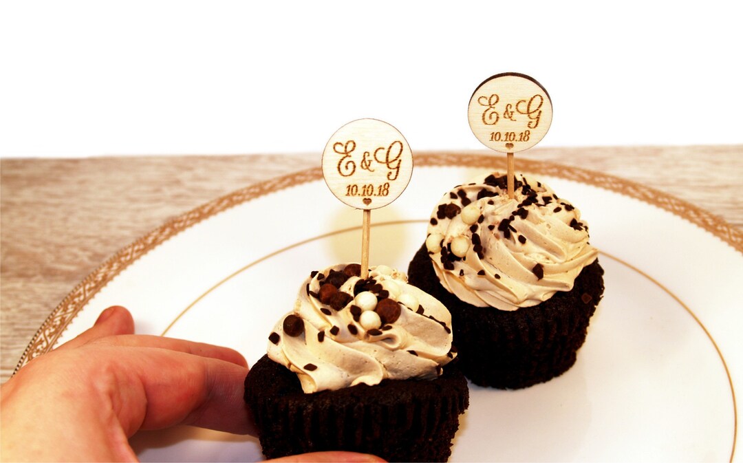 Wedding Toothpicks, Cupcake Toppers, Cupcake Toppers Wedding, Topper ...