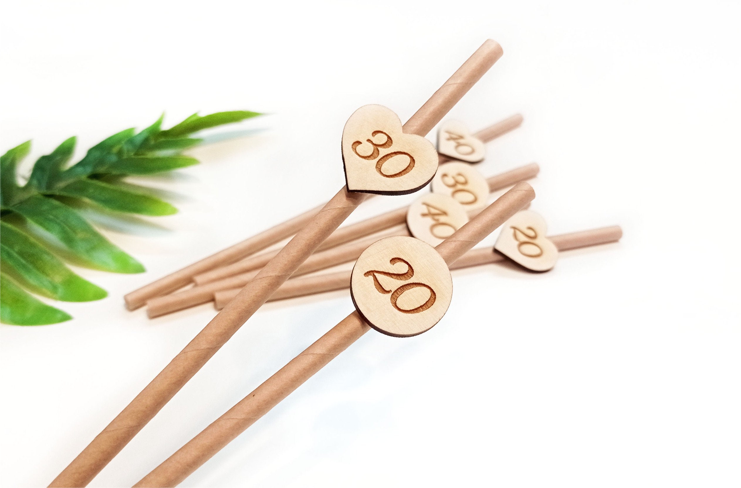 Custom personalized drinking paper straw 16th 20th 25th 30th | Etsy