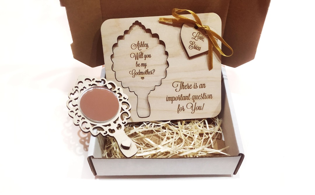Godparents Godmother Godfather Invitation, Godparents Proposal, Will ...