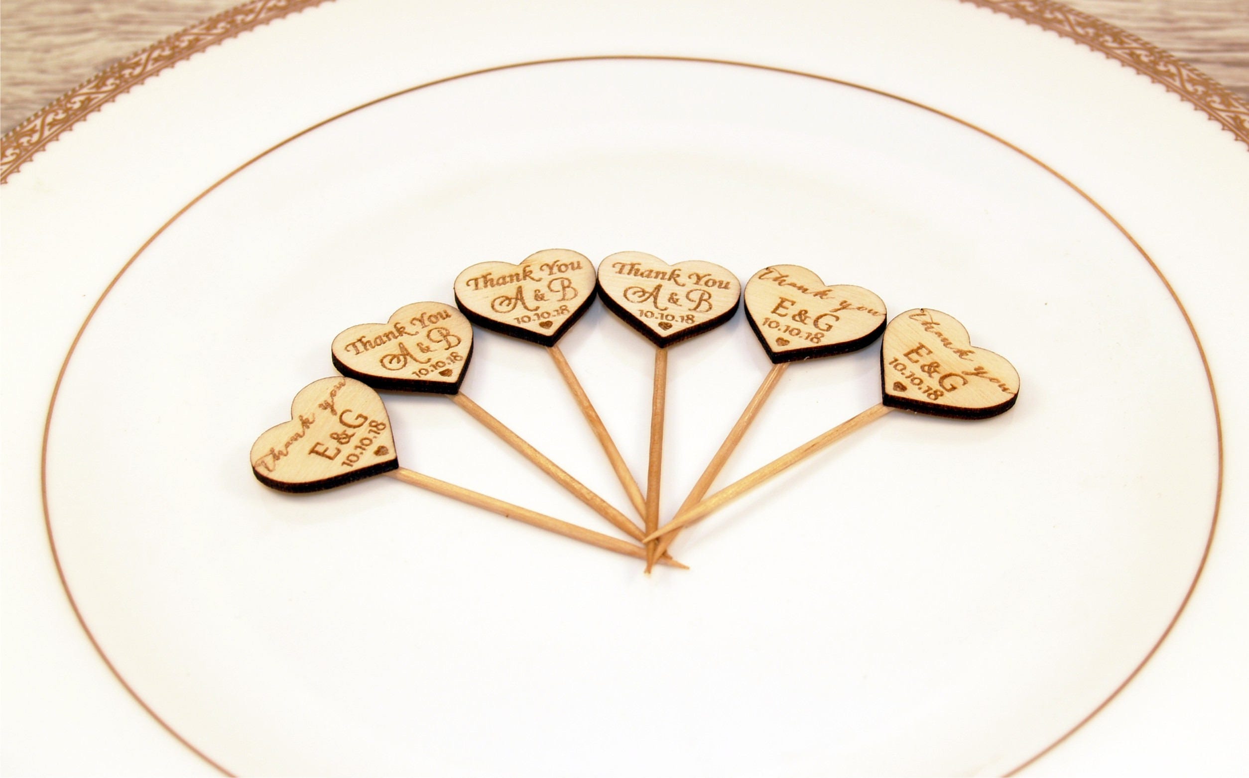 Wedding Toothpicks Cupcake Toppers Cupcake Toppers Wedding - Etsy Australia