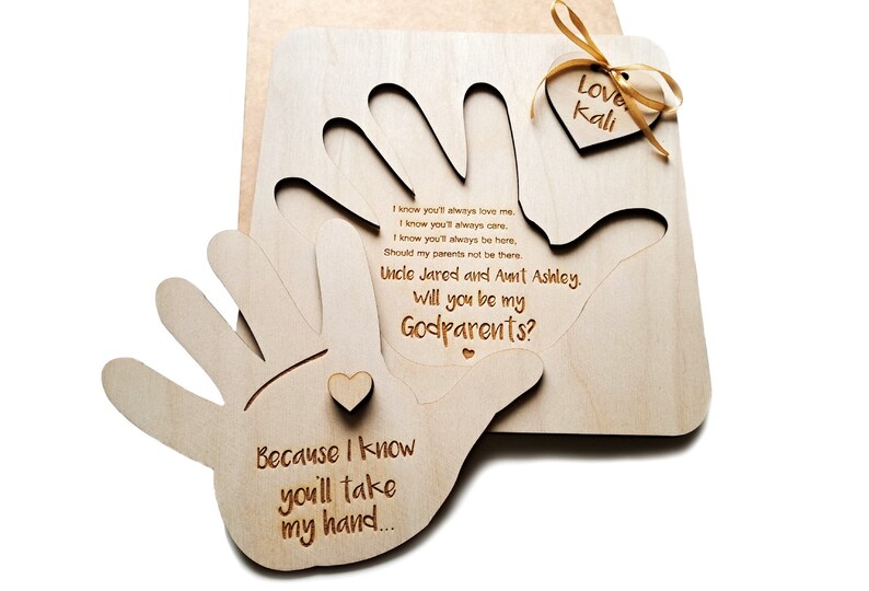 Godparents Godmother Godfather Invitation, Godparents Proposal, Will ...