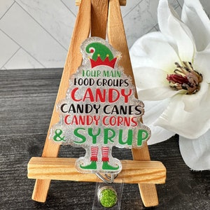Elf Four Main Food Groups Badge - Etsy