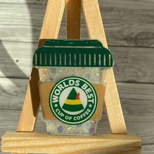 Buddy the Elf World's Best Cup of Coffee Christmas Badge - Etsy