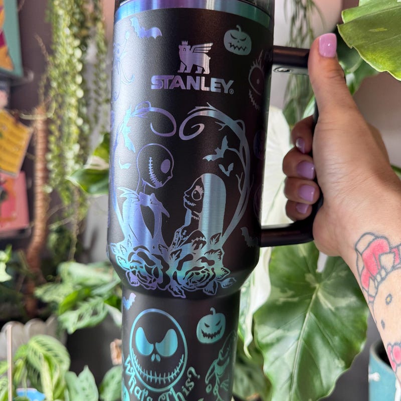 Jack Skellington Stanley Glow in the Dark - Etsy