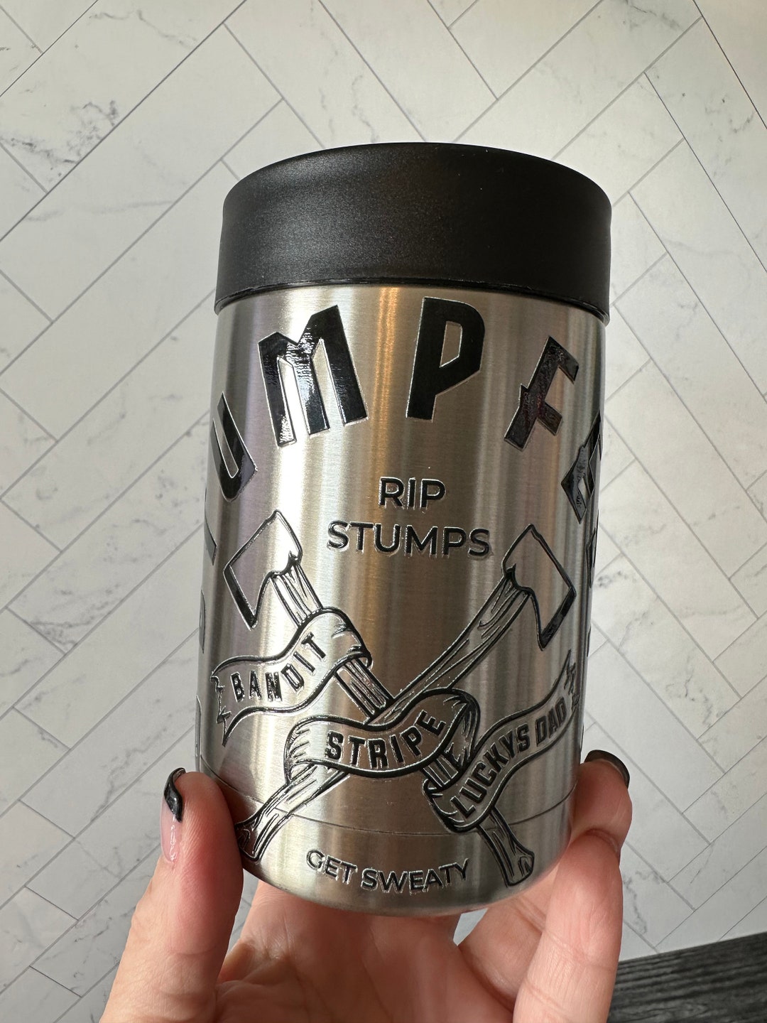 Bluey Themed Stumpfest 12oz. Can/bootle Cooler - Etsy