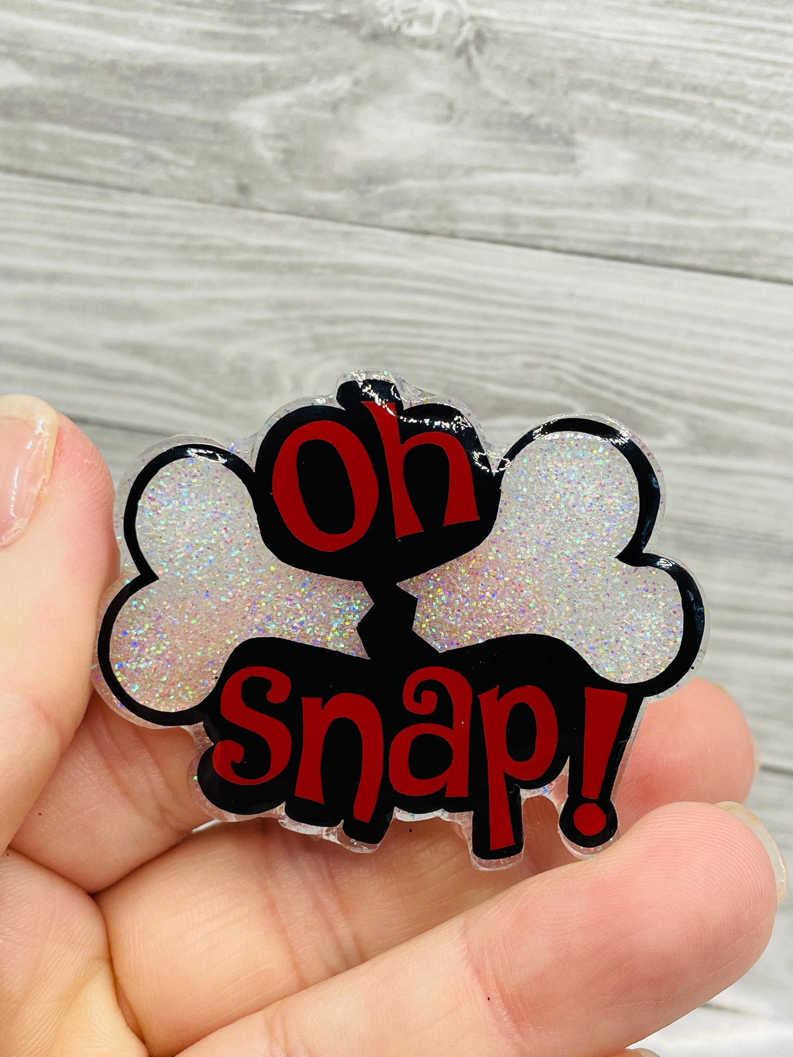 OH SNAP Broken bone badge reel Ortho badge reel | Etsy