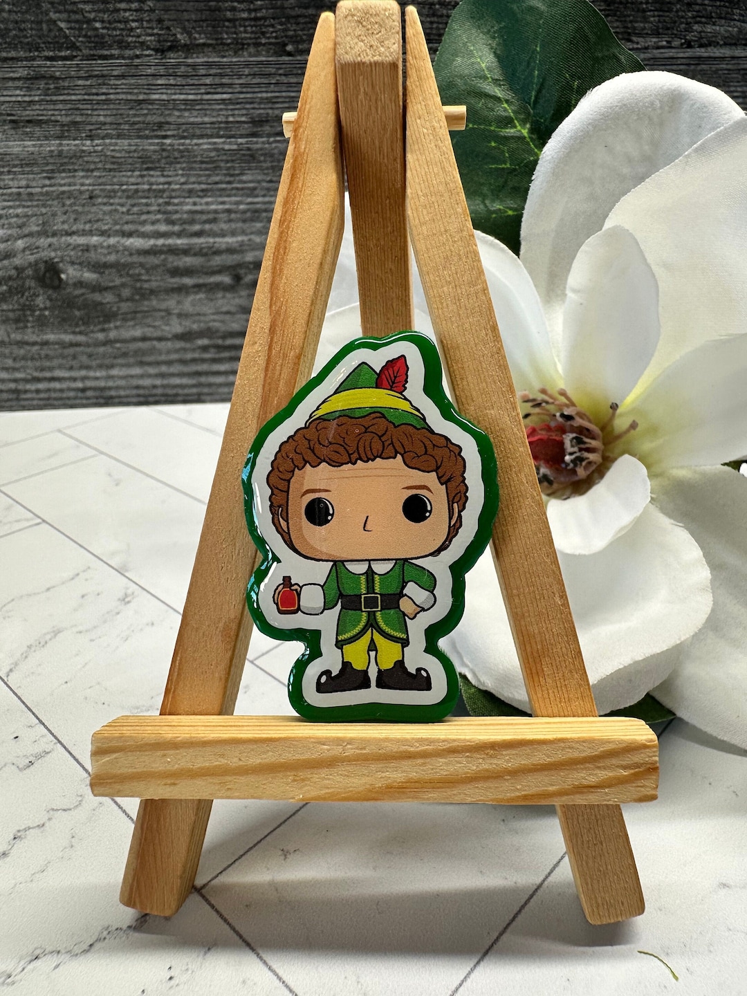 Funko Pop-inspired Elf Badge - Etsy