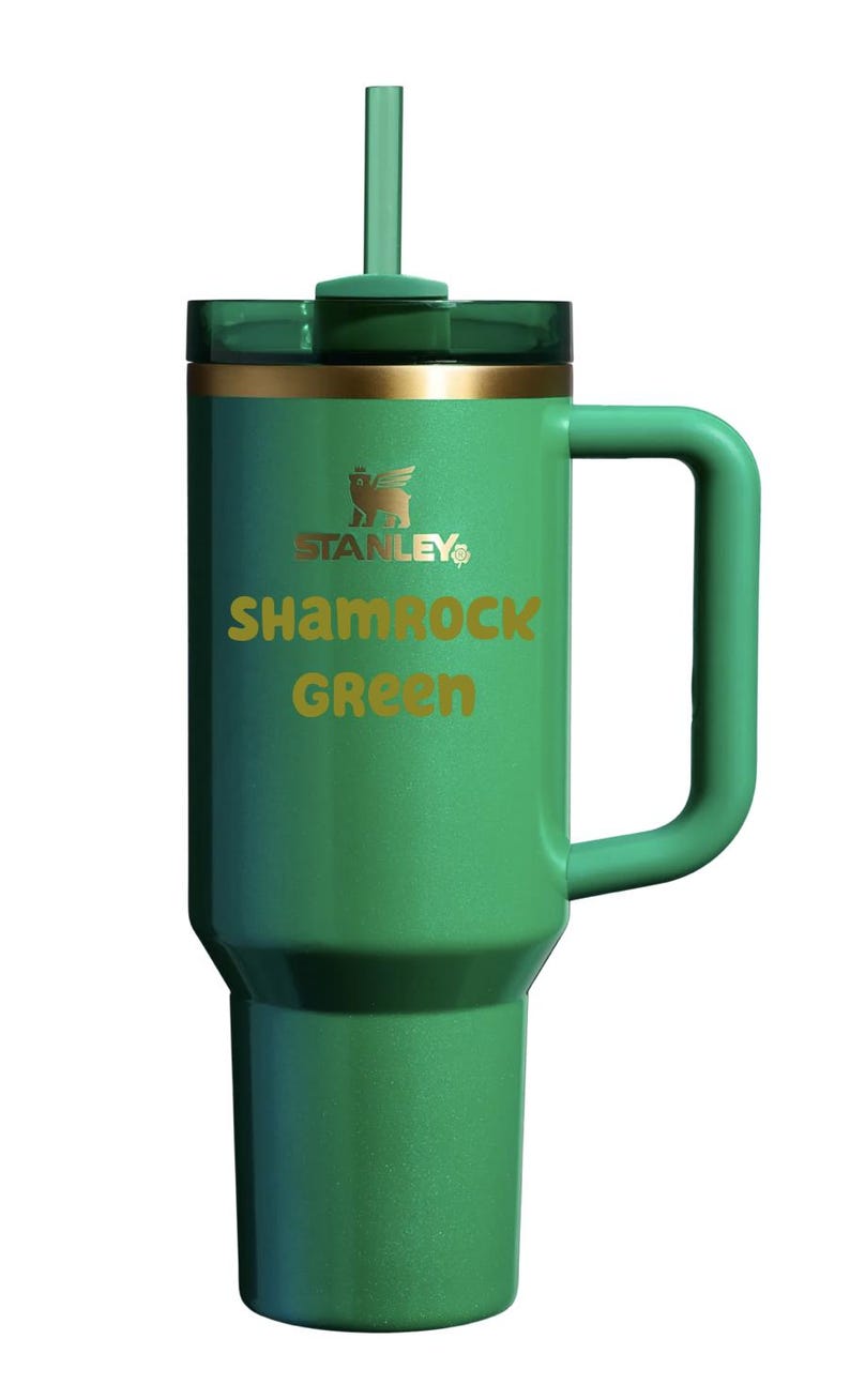 Limited Edition 2025 St. Patrick's Day Stanley – Shamrock Green - Etsy