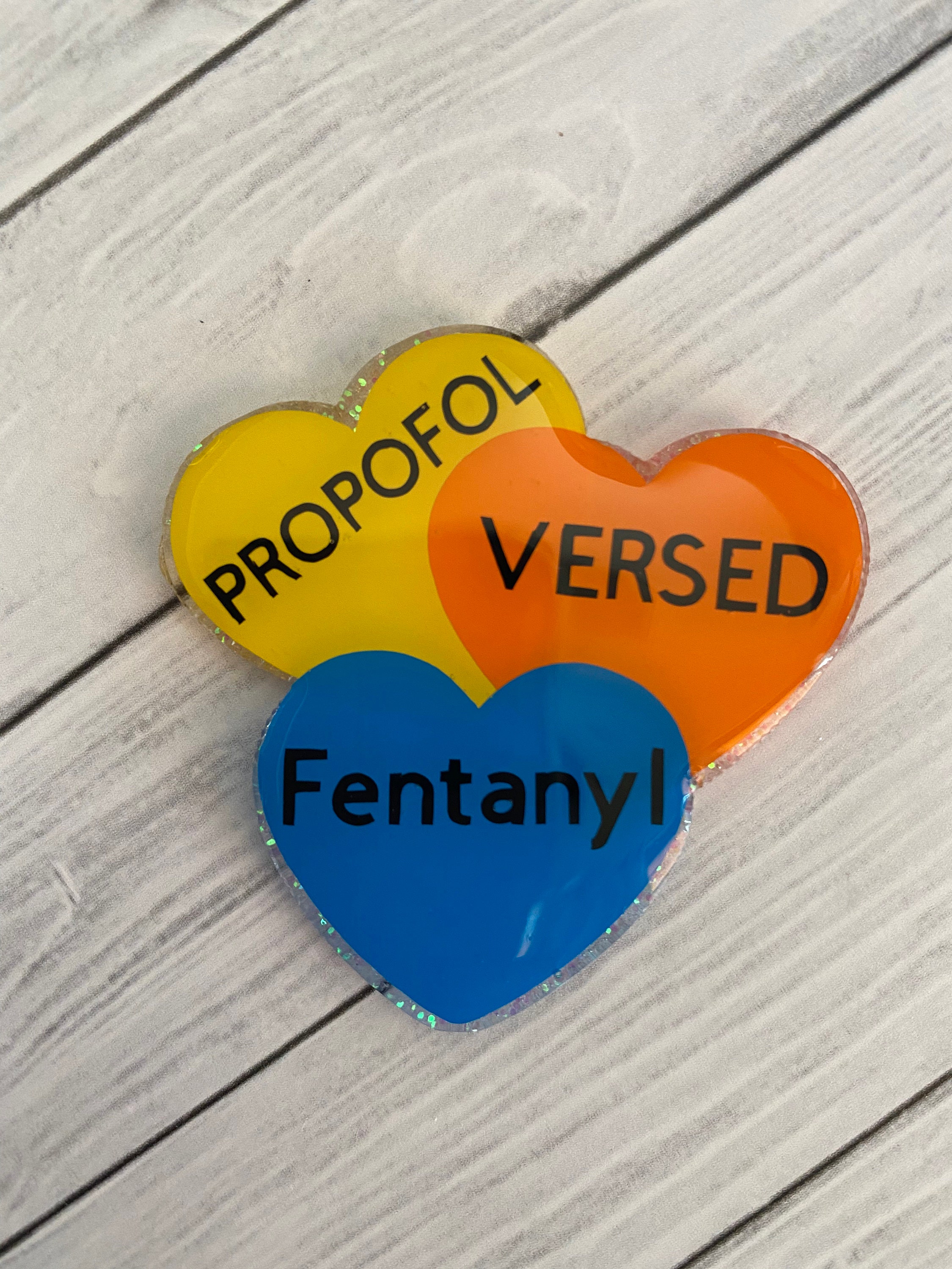 Propofol Versed Fentanyl Conversation Hearts for - Etsy