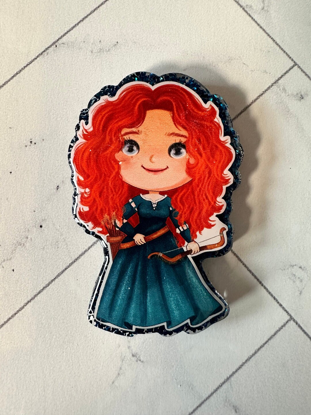 Merida Disney Brave Princess Inspired Badge Reel - Etsy
