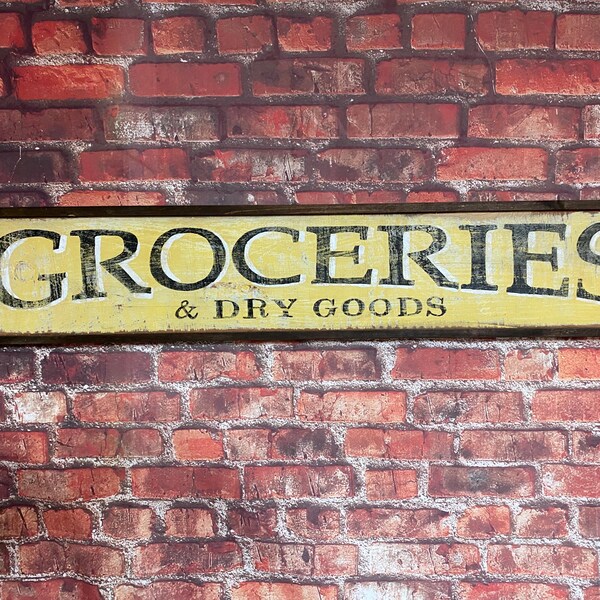 Groceries Sign - Etsy