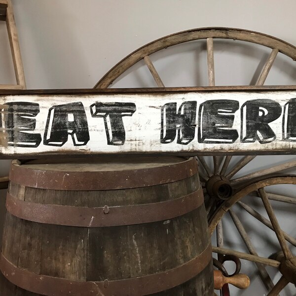 Eat Sign - Etsy
