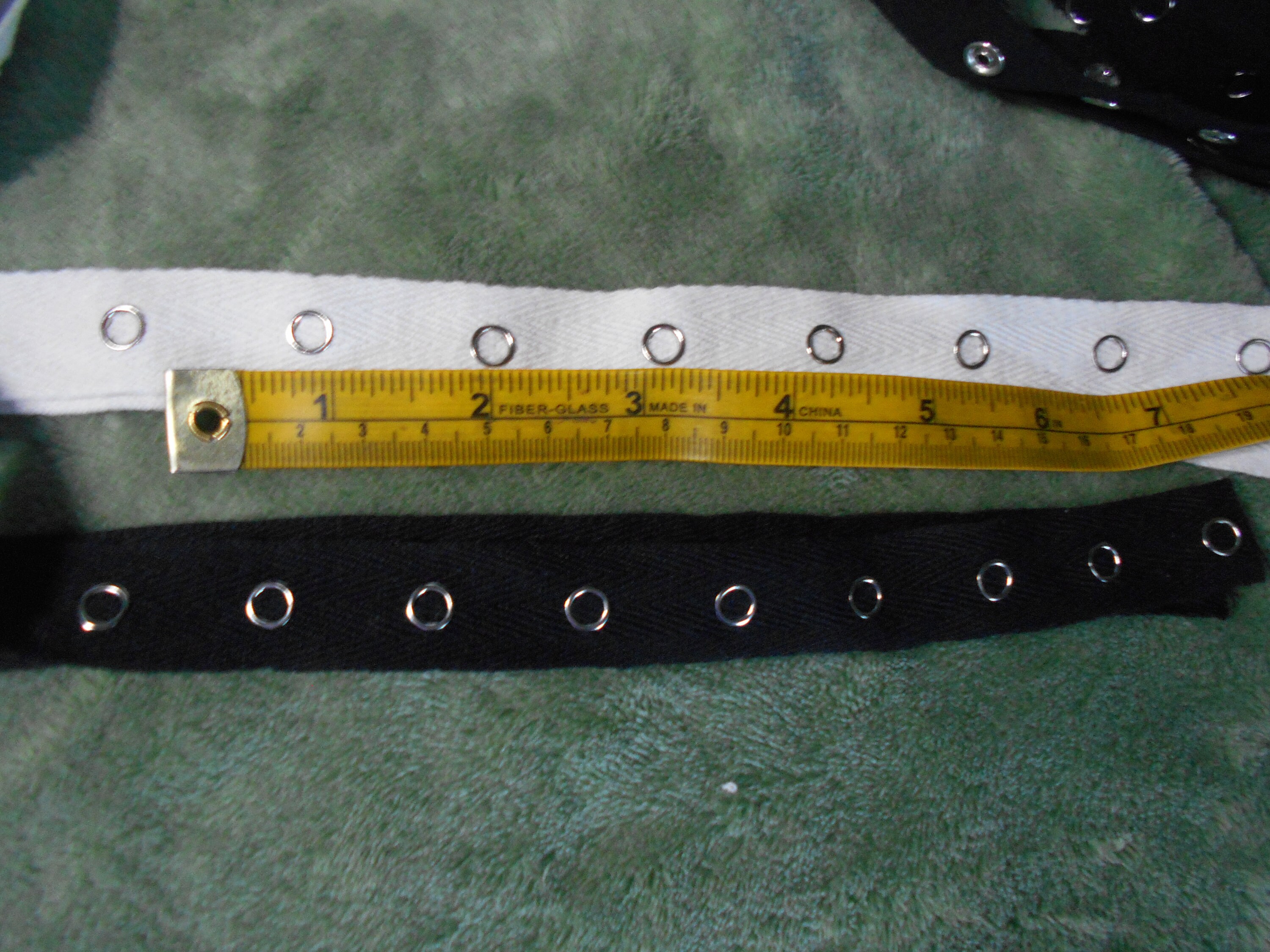 White and Black Cotton Twill Snap Tape 3/4 Wide With - Etsy