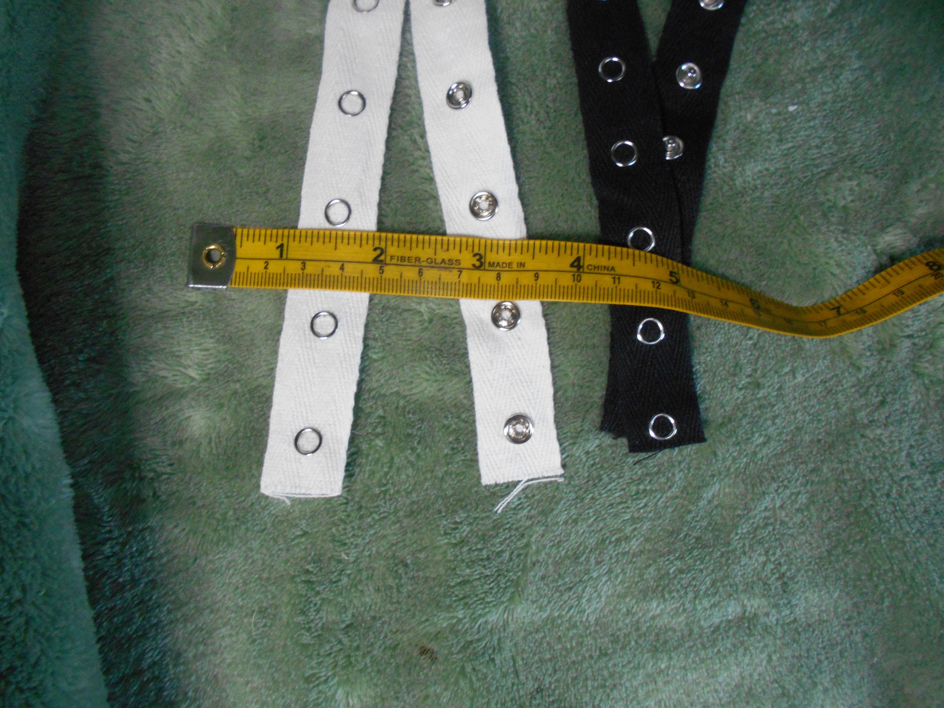 White and Black Cotton Twill Snap Tape 3/4 Wide With - Etsy