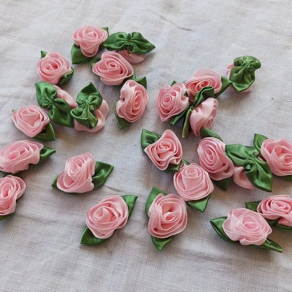 Satin Rosettes - Etsy